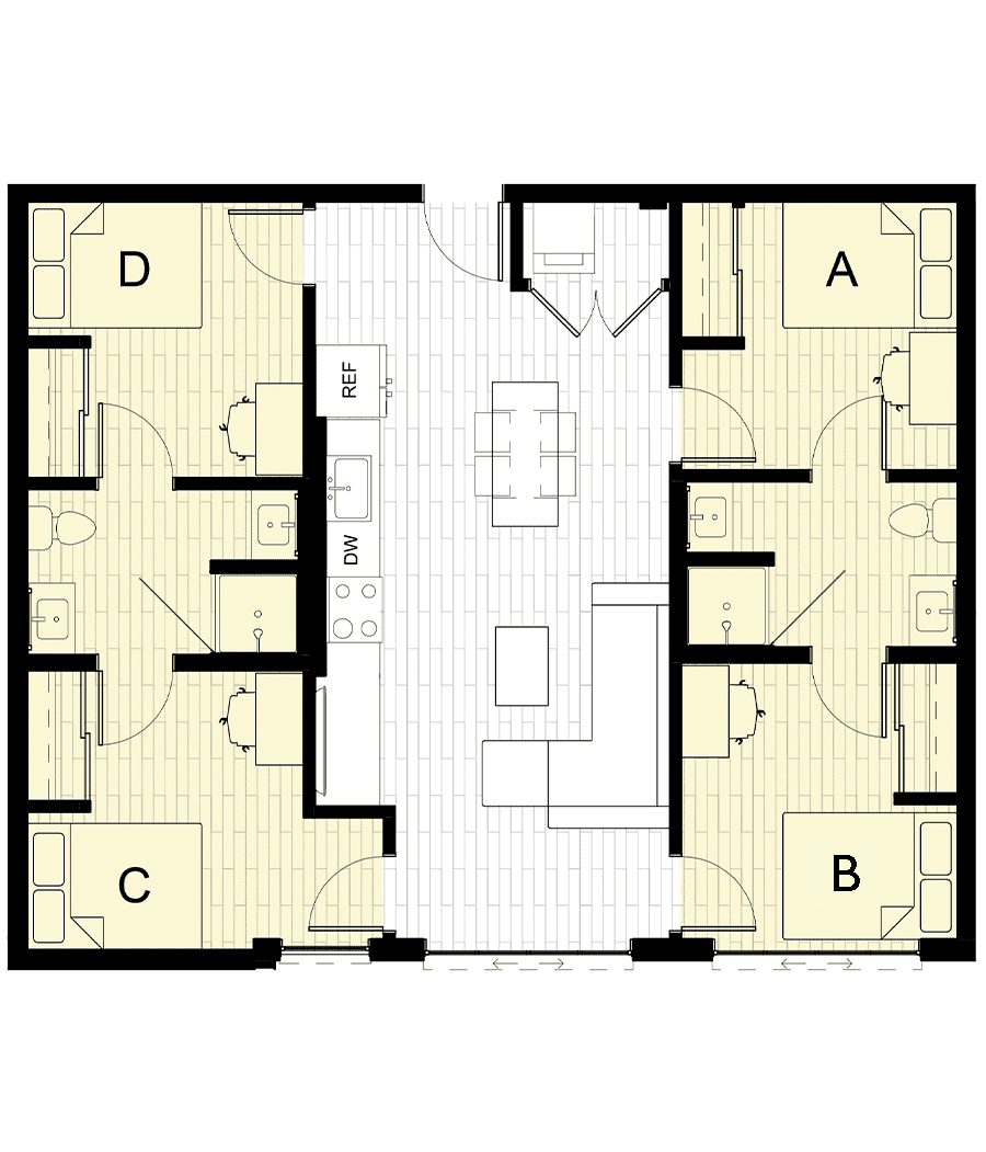 Apartment Floor Plans | Hub On Campus Limestone