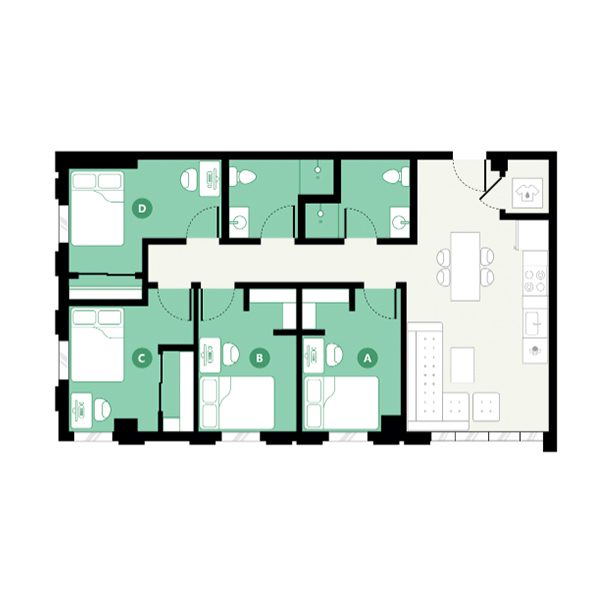 Apartment Floor Plans | Hub Tucson Park Avenue