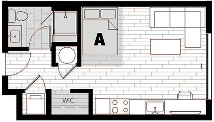 Off Campus Student Housing Floor Plans Near UA